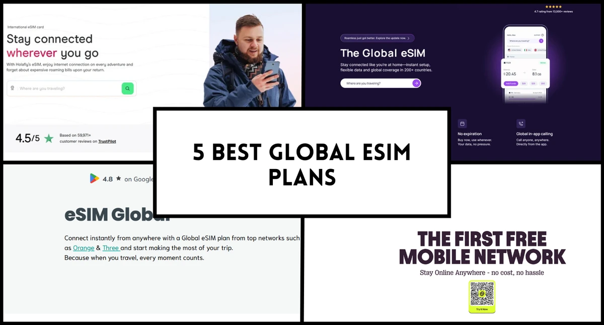 The 5 Best Global eSIM plans - I've tried all these eSIM brands!